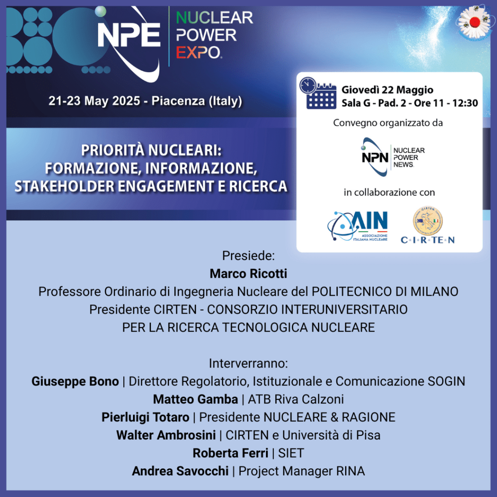 Il Comitato si presenta al Nuclear Power Expo di Piacenza – Nucleare e ...